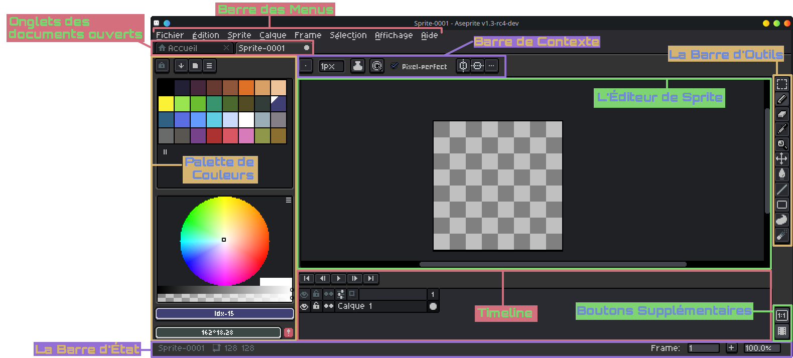 Pix Au Carré - Tutoriels et Guides Aseprite en français
